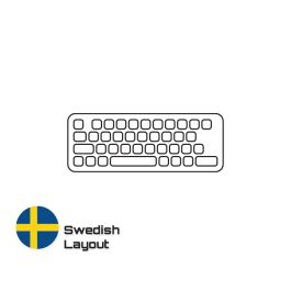 MacBook-höljen med tangentbord | Svensk layout QWERTY - Thepartshome.eu